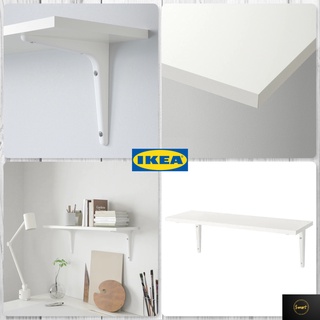 BURHULT / SIBBHULT WALL SHELF WHITE 59X20CM BRACKET WHITE 18X18CM WALL ...