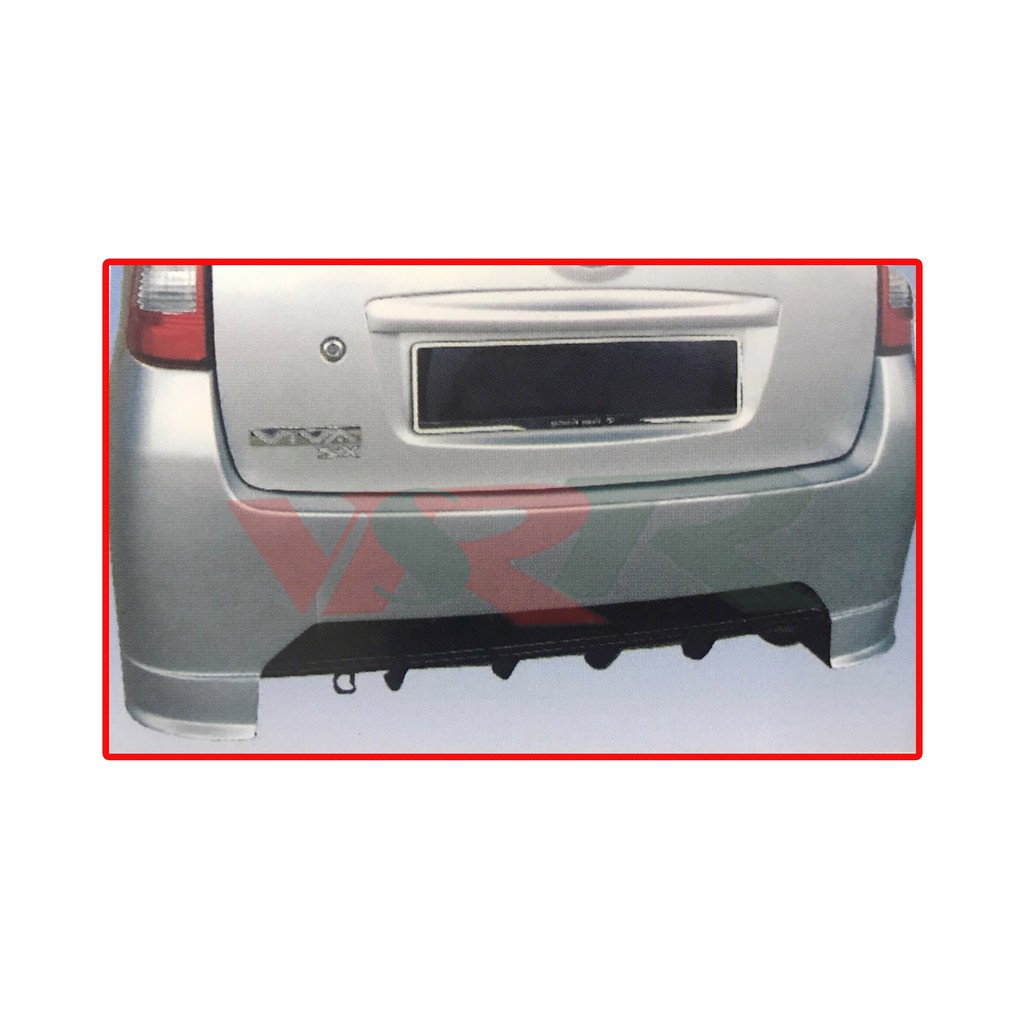 Perodua Viva (2007-2014) SPORTIVO Style Rear Back Bumper Polyurethane ...