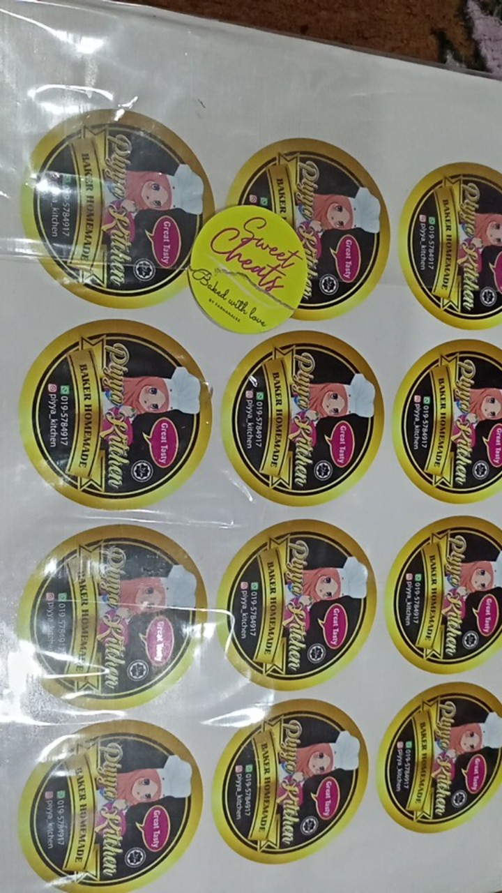 STICKER PRODUK LABEL STIKER MURAH 4CM 100pcs | Shopee Malaysia