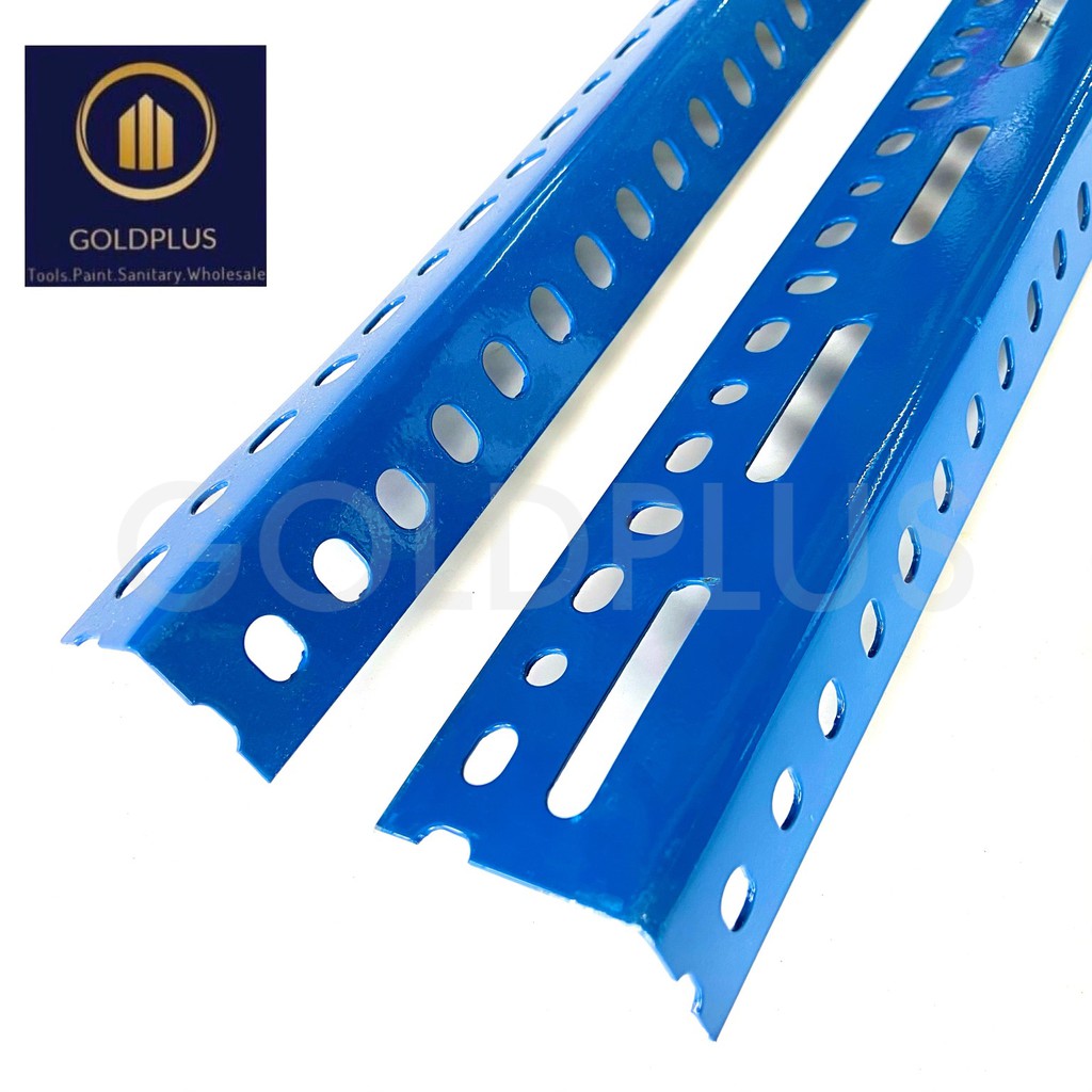 Slotted Angle Iron Besi Angle Rak Local Slotted Angle Bar Batang Besi ...