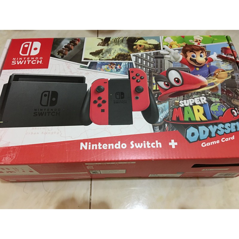 Ready Stock Nintendo Switch Mario Edition Bundled With 9 Games (Pre ...