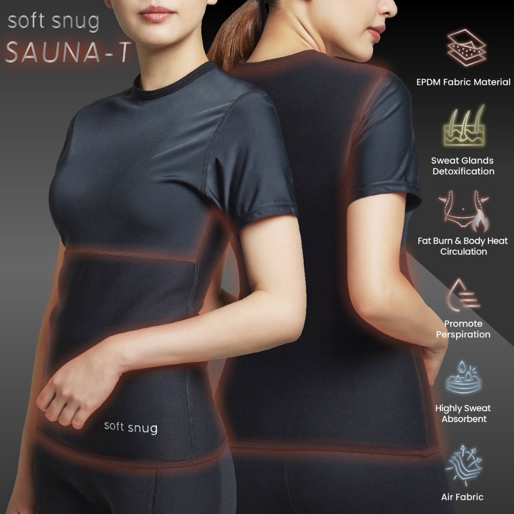 Soft Snug Sauna-T / Hot Slimming Sauna Top | Shopee Malaysia