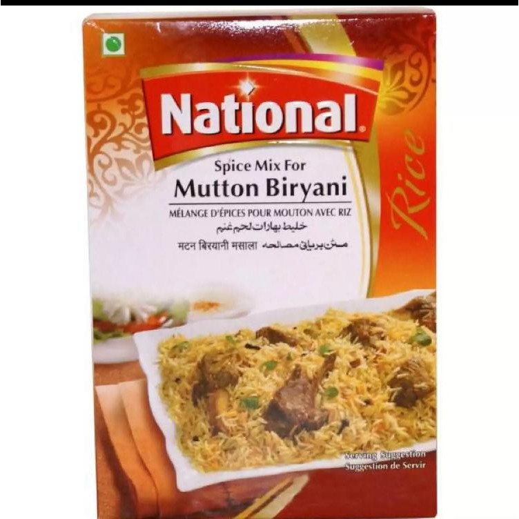 NATIONAL MUTTON BIRYANI MASALA 45G | Shopee Malaysia