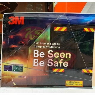 1 PAIR Sticker puspakom /3M Sirim reflective reflector sticker diamond ...
