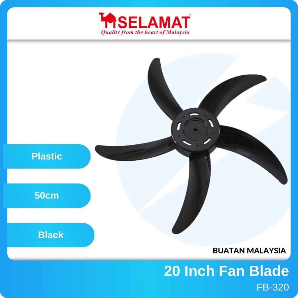 SELAMAT 20 Inch Fan Blade (20") Bilah Kipas | Shopee Malaysia