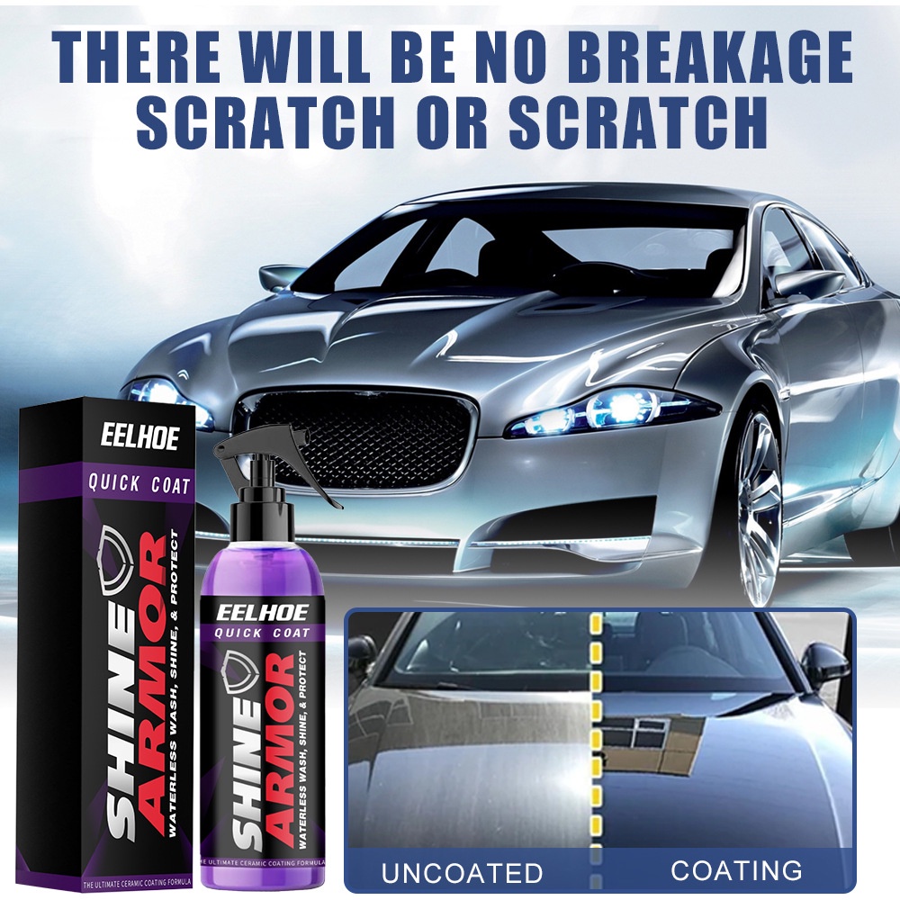 SHINE ARMOR Ceramic Coating Fortify Quick Coat Car Wax Polish Spray ...
