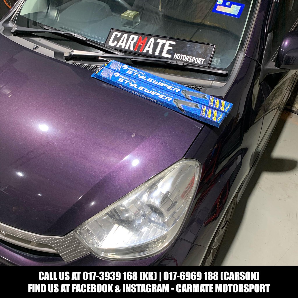 Original 100% Made in Japan BELLOF Beauty Style Silicone Wiper Perodua ...