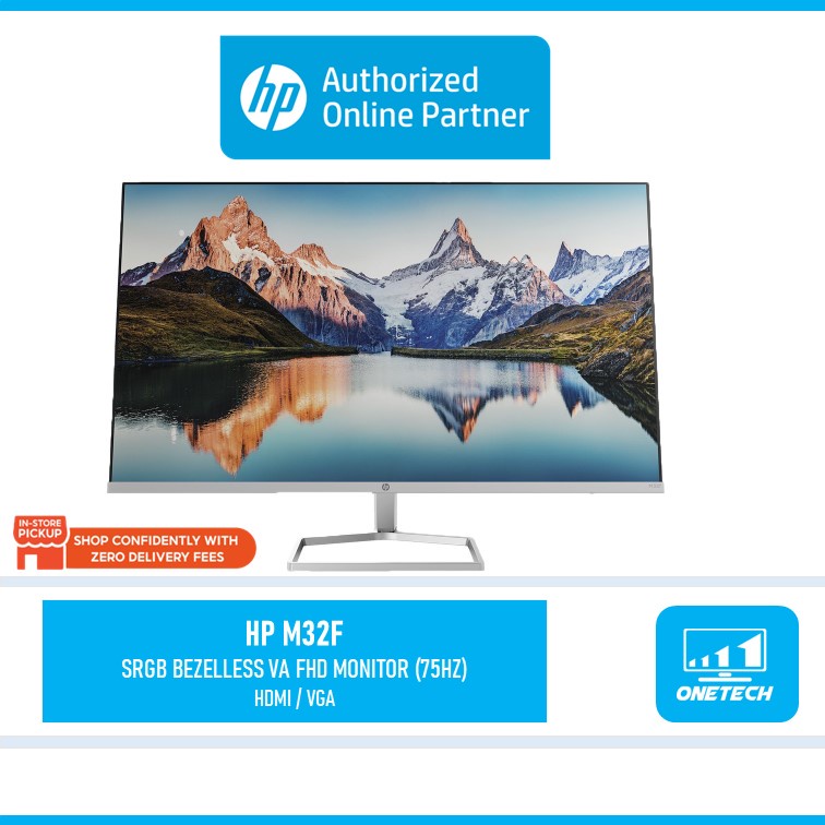 HP M32F FHD Monitor (75Hz/HDMI/VGA) | Shopee Malaysia