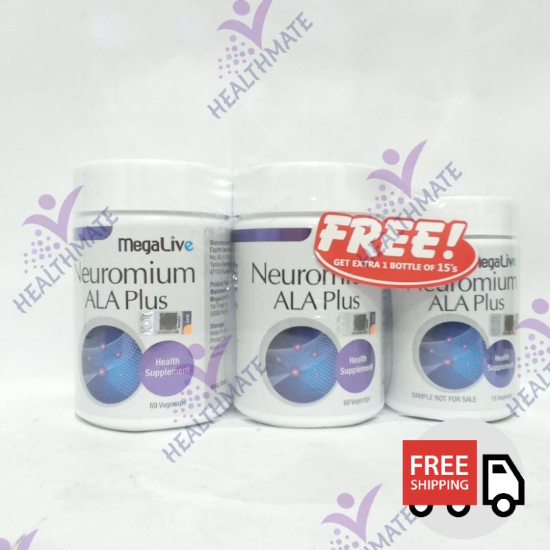 MegaLive Neuromium ALA Plus Capsules (2 x 60's FREE 15's) | Shopee Malaysia