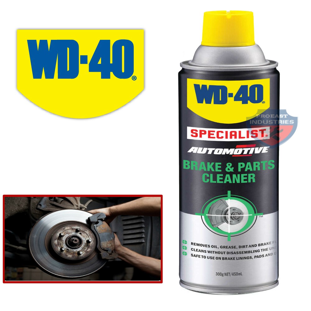 WD 40 AUTOMOTIVE BRAKE & PARTS CLEANER 450ml | Shopee Malaysia