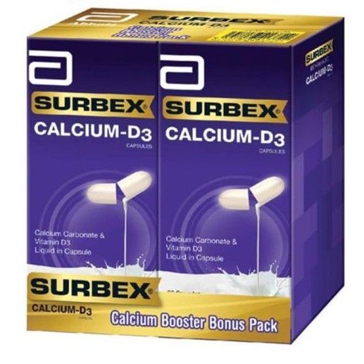 Surbex Calcium-D3 2x60's | Shopee Malaysia