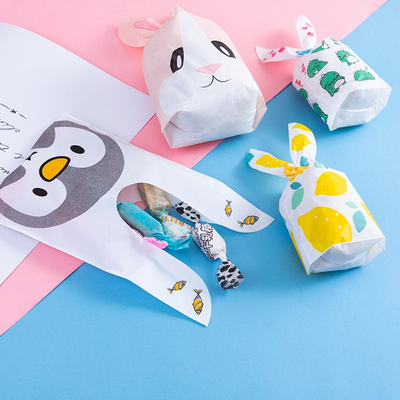 cute plastik rabbit bag 50pcs (M) goodies beg plastic doorgift cookies ...