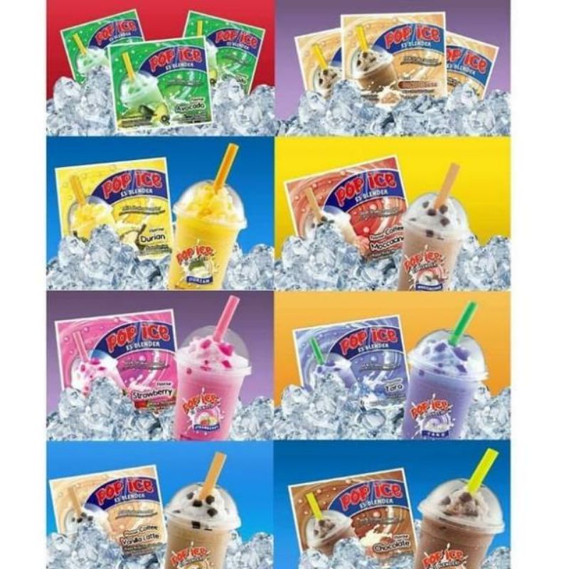 Pop Ice / Es Blender Sachet Semua Rasa | Shopee Malaysia