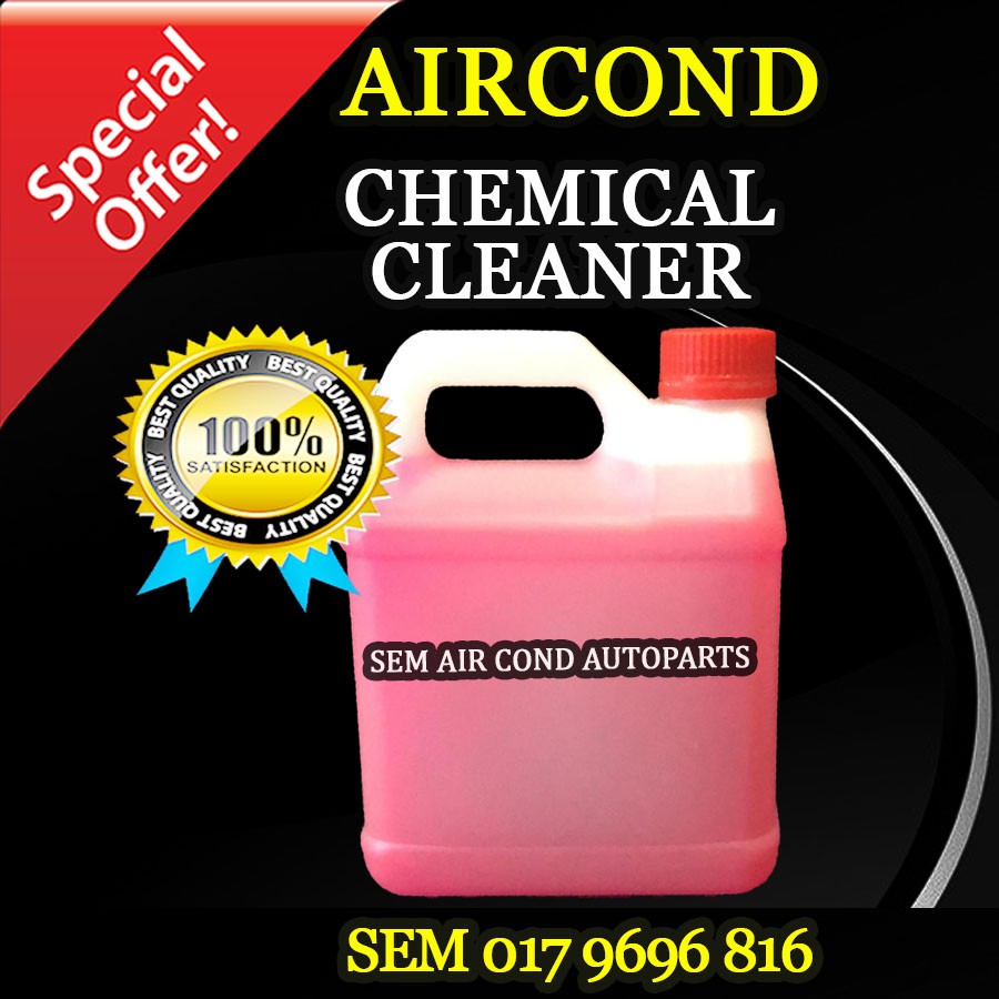 OIL CHEMICAL CLEANER 4 LITRE (CAR AIRCOND SYSTEM) PINK COIL CLEANER ...