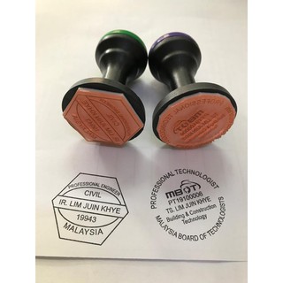 Rubber stamp Round - cop bulat / cop company | Shopee Malaysia
