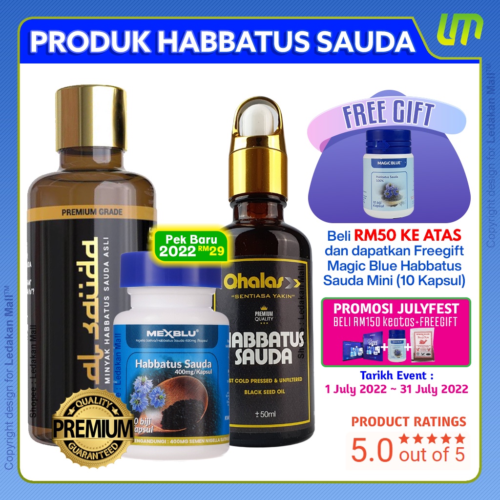 Habatus Sauda Kapsul atau Minyak Magic Blue / Mexblu / Magblu / Al ...