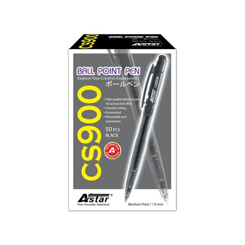 ASTAR CS900 Ball Point Pen (50pcs Per Box) | Shopee Malaysia