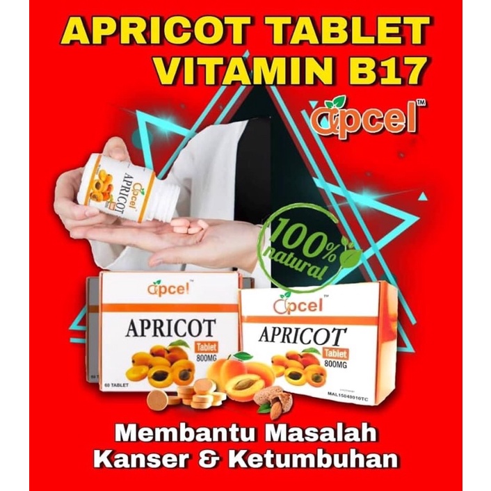 Apricot tablet kesihatan vitamin (original HQ) | Shopee Malaysia