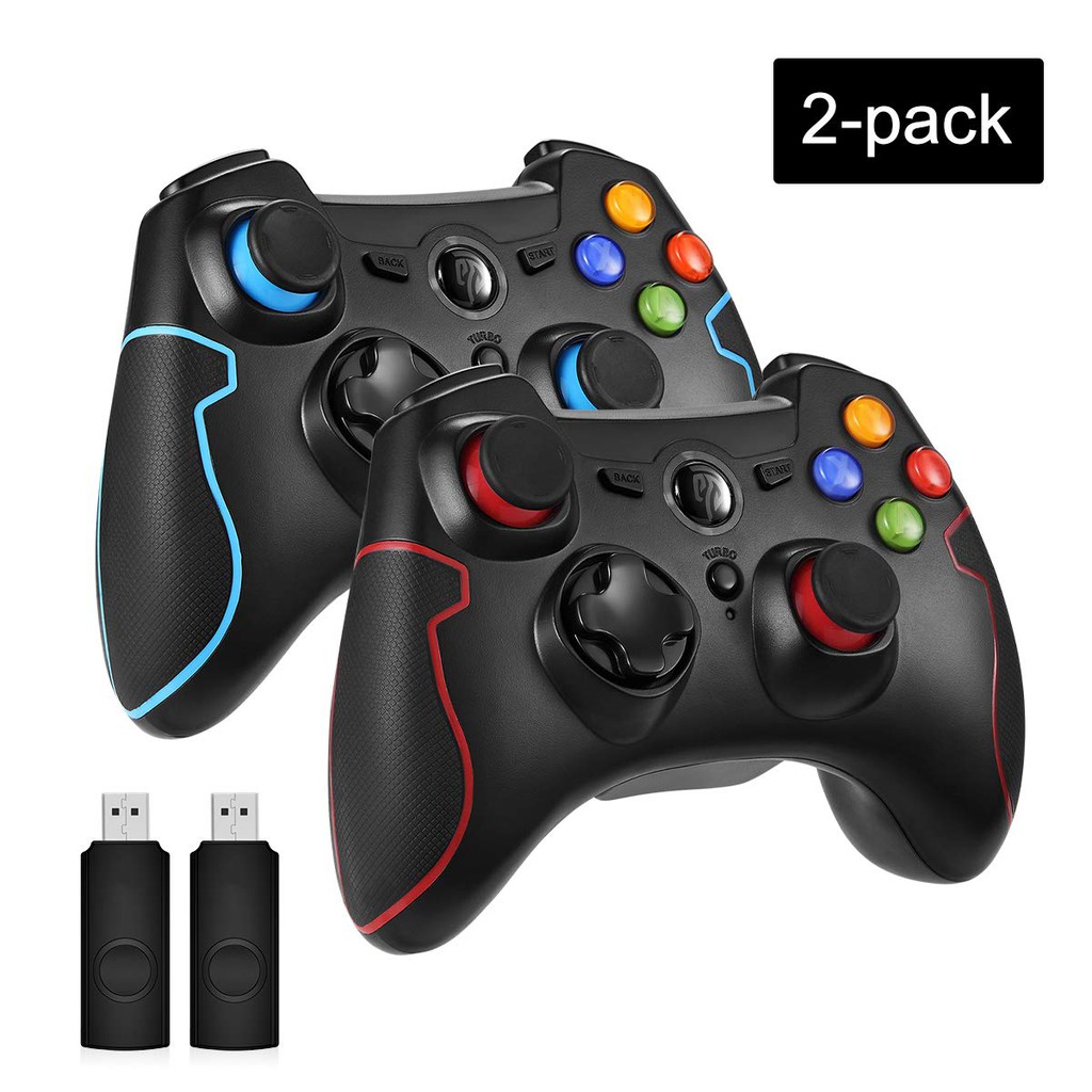 EasySMX 2.4G Wireless Game Controller ESM 9013 (2 Pack) for PS3, PC ...