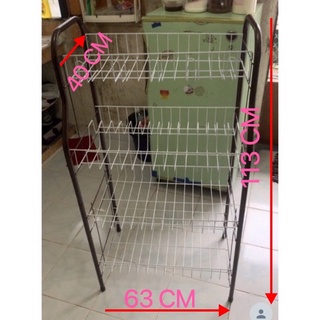 (Ready Stock)Indo S Dish Rack /4 Tingkat rak pinggan, mangkuk dan cawan ...