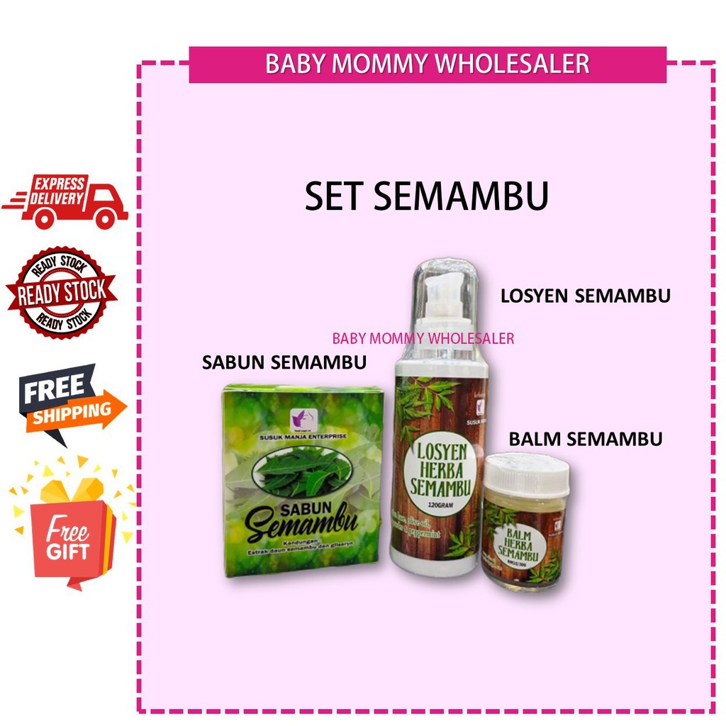 SABUN SEMAMBU / LOTION SEMAMBU / BALM SEMAMBU SUSUK MANJA | Shopee Malaysia