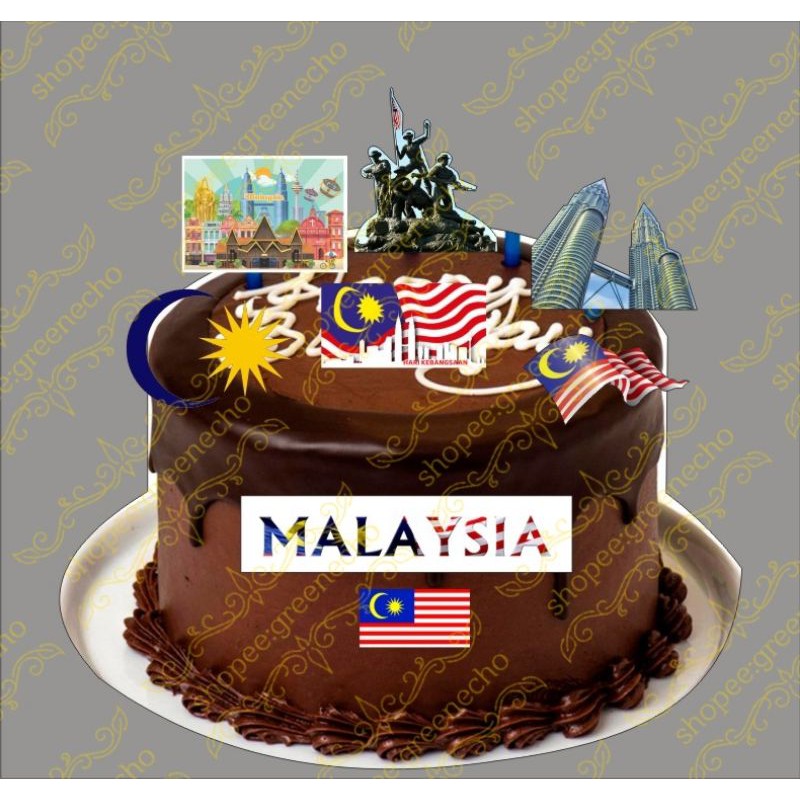 selamat Hari Merdeka, independence day Malaysia topper | Shopee Malaysia