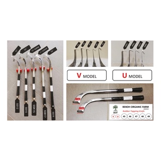 (SSB17 Steel Putih) Pisau Toreh Getah (Rubber Tapping Knife) | Shopee ...