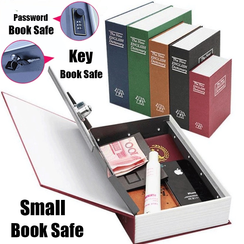 Safe Box Bank Secret Book Coin Money Stash Security Hidden Safes Cash ...