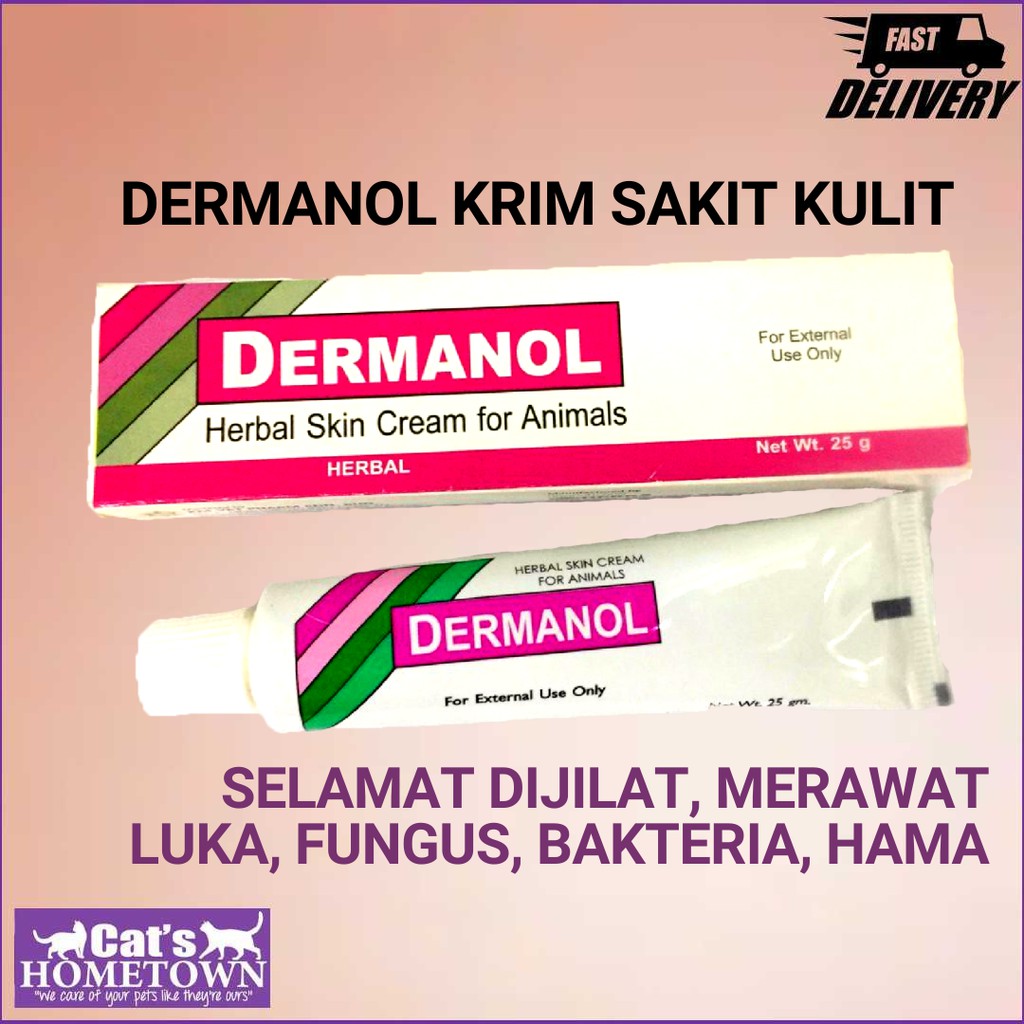 Dermanol | Krim Sakit Kulit 25g | Shopee Malaysia
