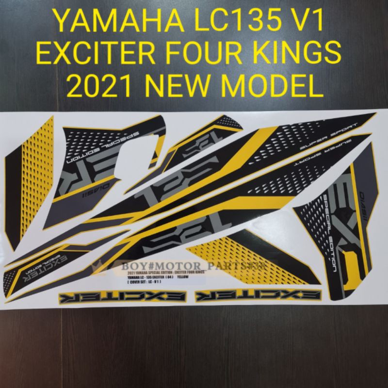 YAMAHA LCV1 EXCITER 135 THE FOUR KINGS 2021 SPECIAL EDITION ( 84 ) BODY ...