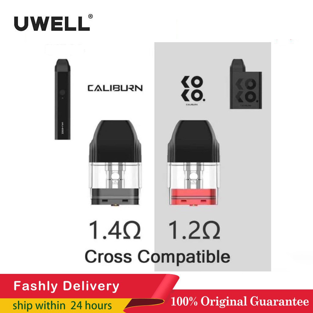Original Uwell Caliburn Koko Replacement Pod Cartridge 1.4Ω/1.2Ω | BeeCost