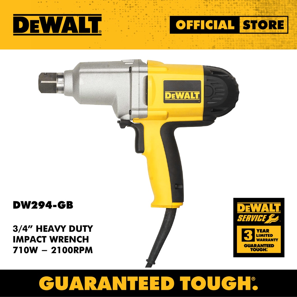 DEWALT DW294-GB 3/4" Impact Wrench 710W | Shopee Malaysia