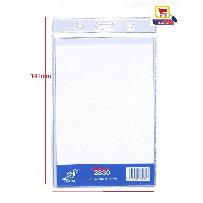 EASTFILE 2830 PVC NAME CARD HOLDER (94mm x 141mm) | Shopee Malaysia