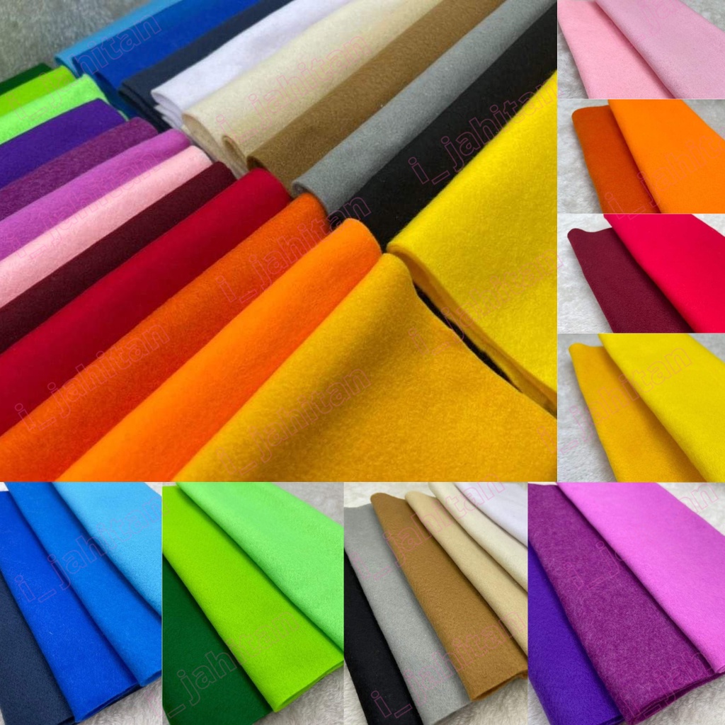 Kain Felt Poly/Pcs / Kain Felt SIZE BIGGER THAN A4 | Shopee Malaysia