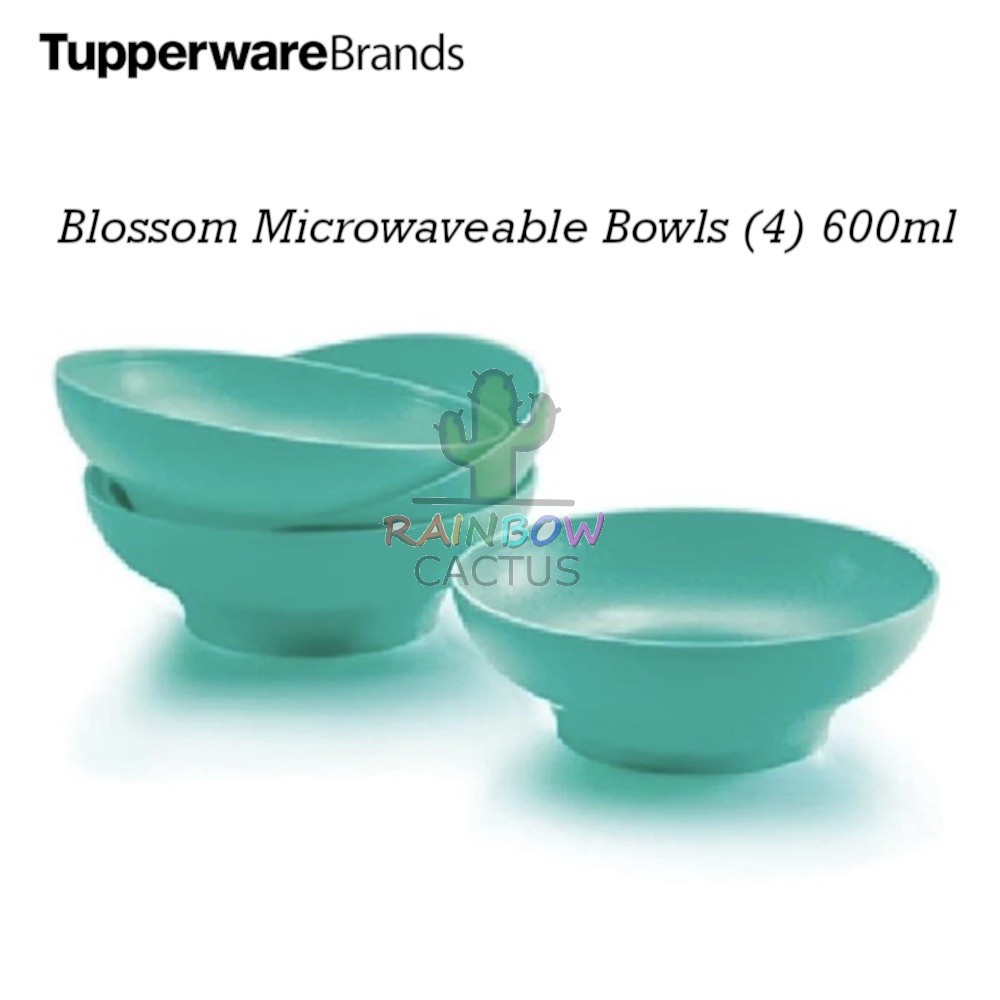 Tupperware - Blossom Microwaveable Bowls (4) 600ml | Shopee Malaysia