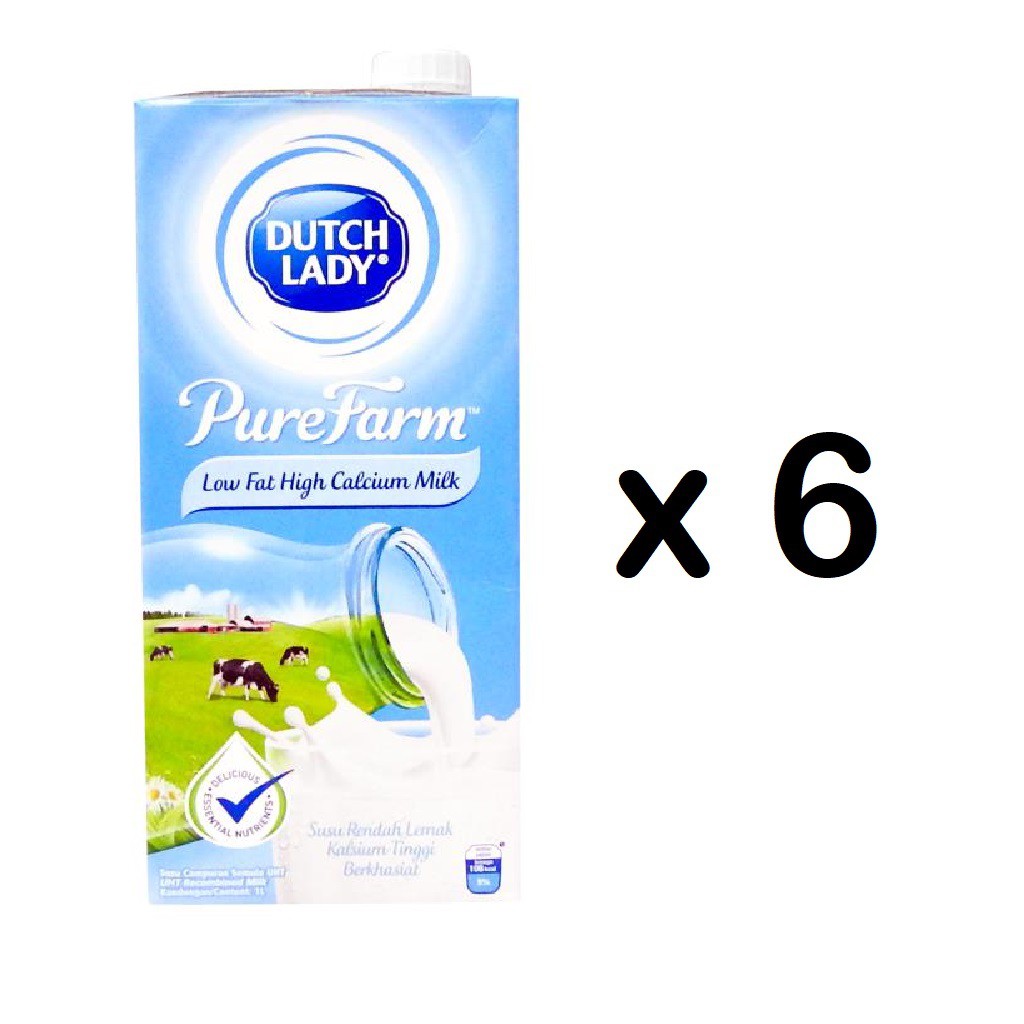 Dutch lady purefarm uht milk - 4 variants md1 | BeeCost