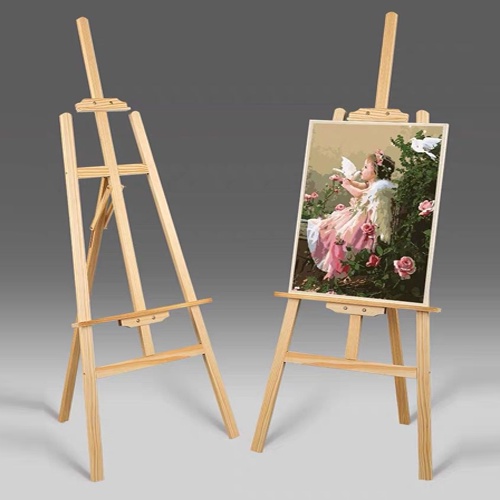 [Ready Stock] Wooden Frame Shelf Wooden Advertising Display Stand Solid ...