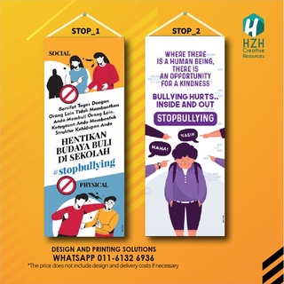 BUNTING KEMPEN TIADA BULI DI SEKOLAH | Shopee Malaysia