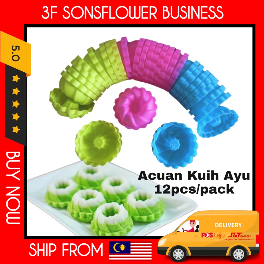 Acuan Puteri Ayu/ Acuan Kuih Apam/ Acuan Kuih Puteri Ayu/ Jelly Mould ...