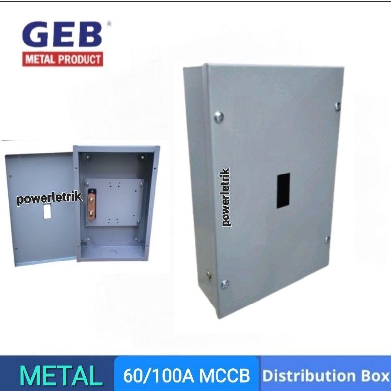 *READY STOCK* GEB 60A -100A MCCB METAL DISTRIBUTION BOX (GREY) | Shopee ...