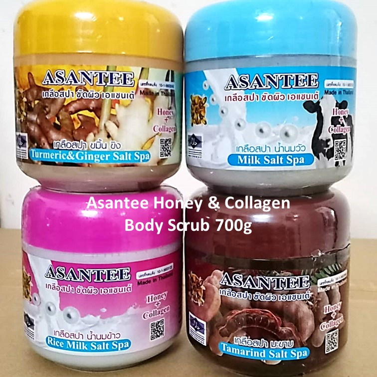 Thailand Popular Body Scrub Spa Salt - ASANTEE 700g | Shopee Malaysia
