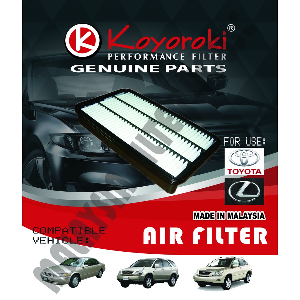 TOYOTA LEXUS HARRIER(XU10) CAMRY(XV20) RX300(XU10) PENAPIS AIR FILTER ...