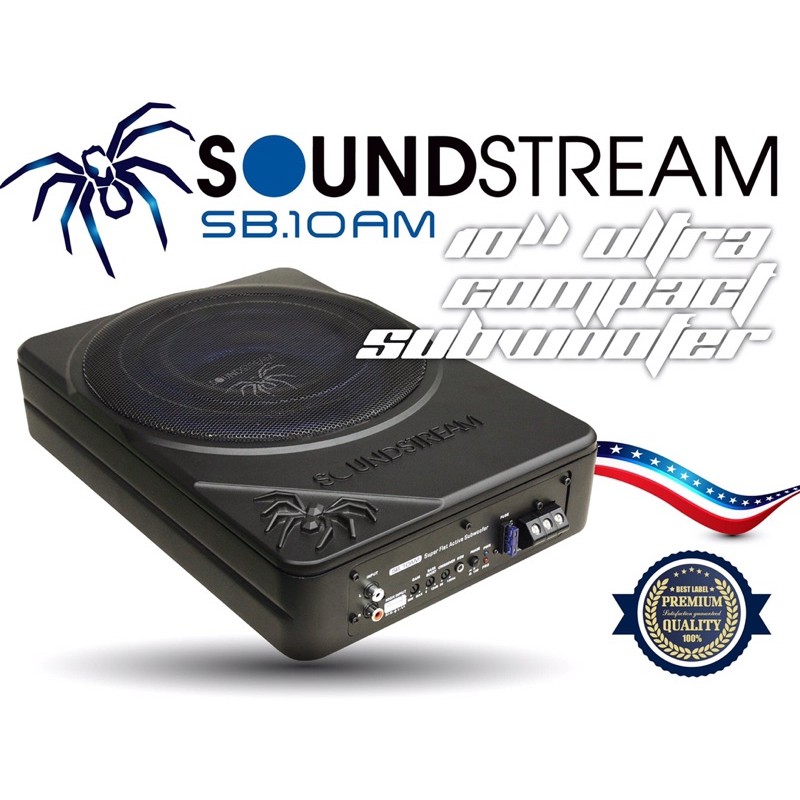 Soundstream Audio 10" Ultra-Compact Active Subwoofer (SB.10AM) | Shopee ...