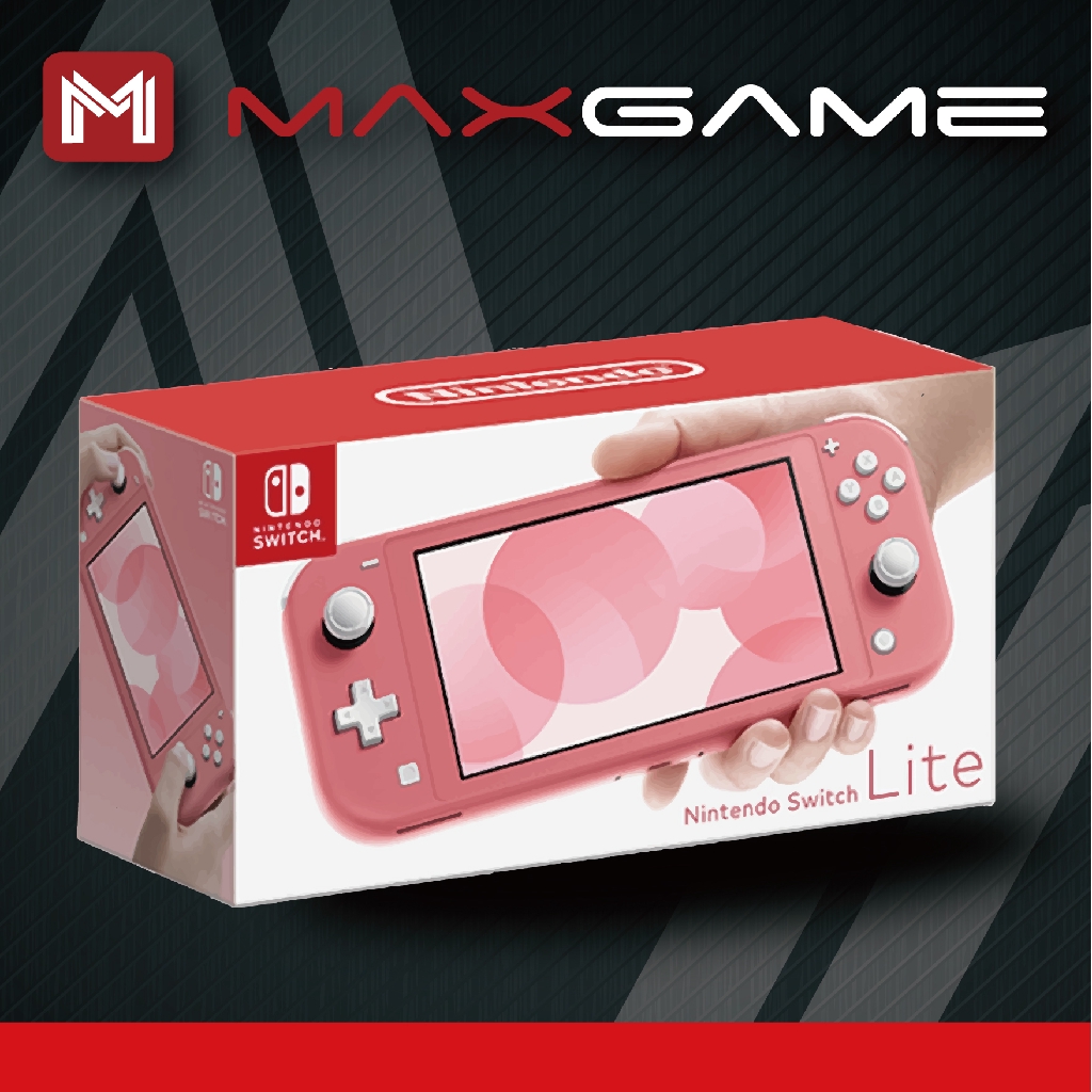 Nintendo Switch Lite Coral Pink (One Year Warranty) | Shopee Malaysia