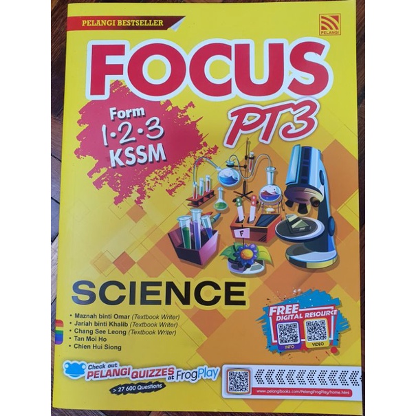 Pelangi Bestseller Focus PT3 Form 1,2,3 Science | Shopee Malaysia