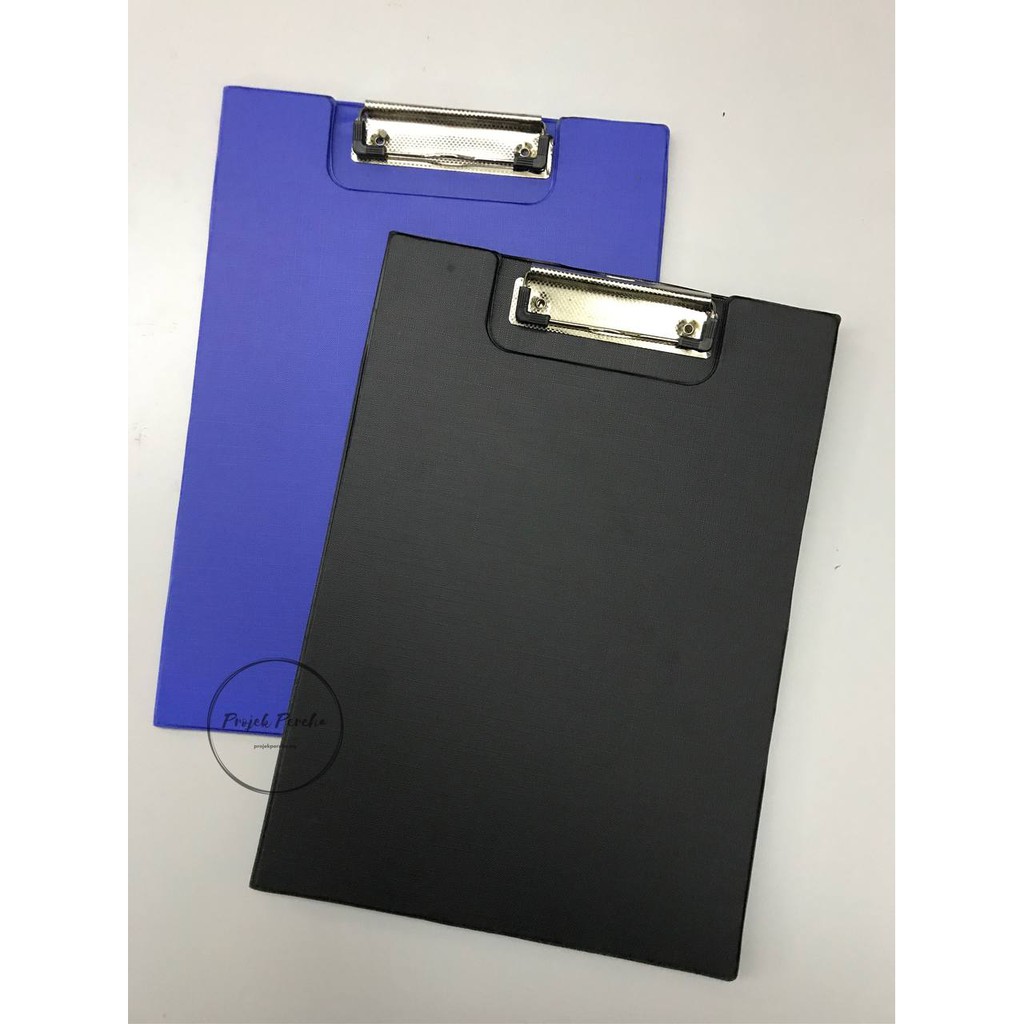 A4 Wire Clipboard Clip Board Colour Front Cover Memo Pad File (225mm x ...