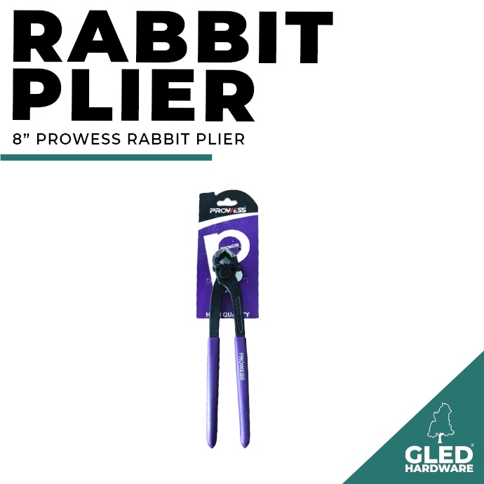8" PROWESS RABBIT PLIER / WIRE CUTTER | PEMOTONG DAWAI BESI | Shopee ...