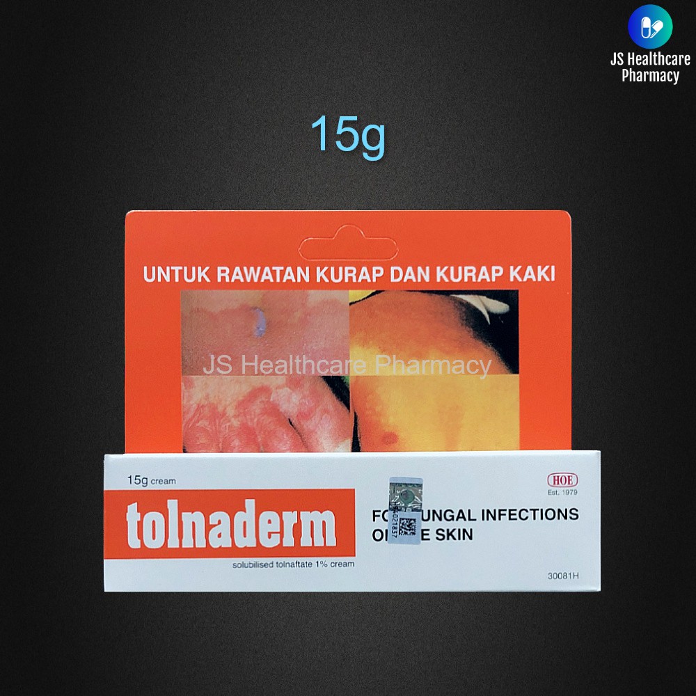 Hoe Tolnaderm Cream - 15g | Shopee Malaysia