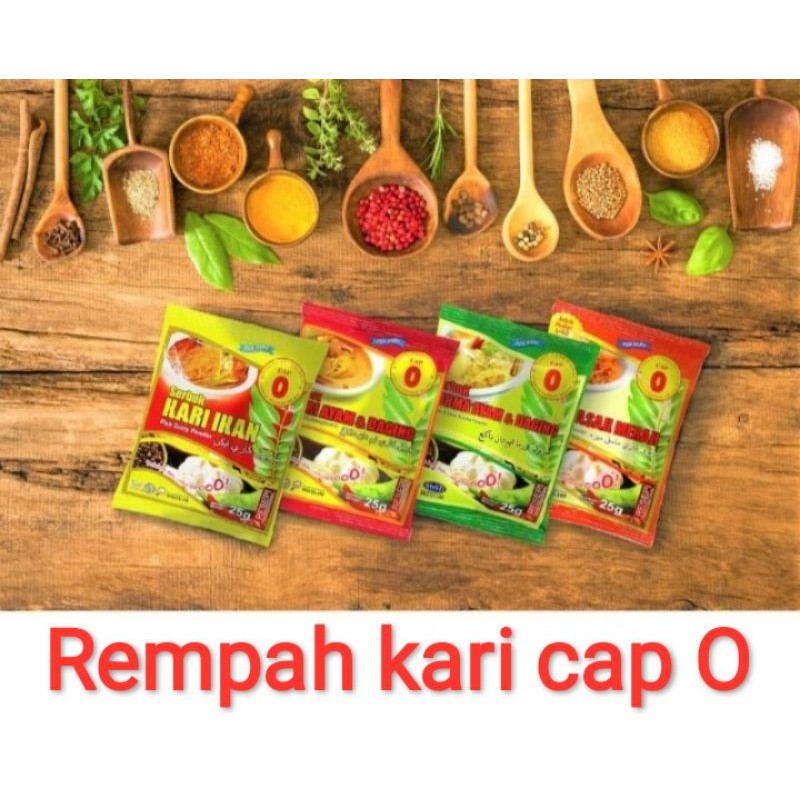 Cap O Serbuk Kari Ikan/Ayam ,Udang, Daging Kurma Rempah Original Utara ...