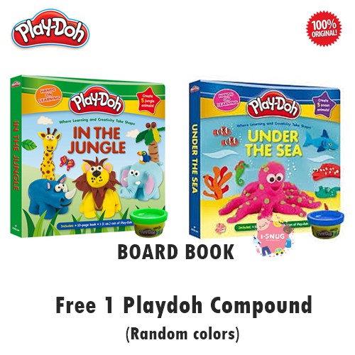 Play-Doh PLaydoh Deluxe Board Book with FREE 1 Playdoh Compound ...
